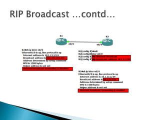 Rip | PPTX | Computer Networking | Computing