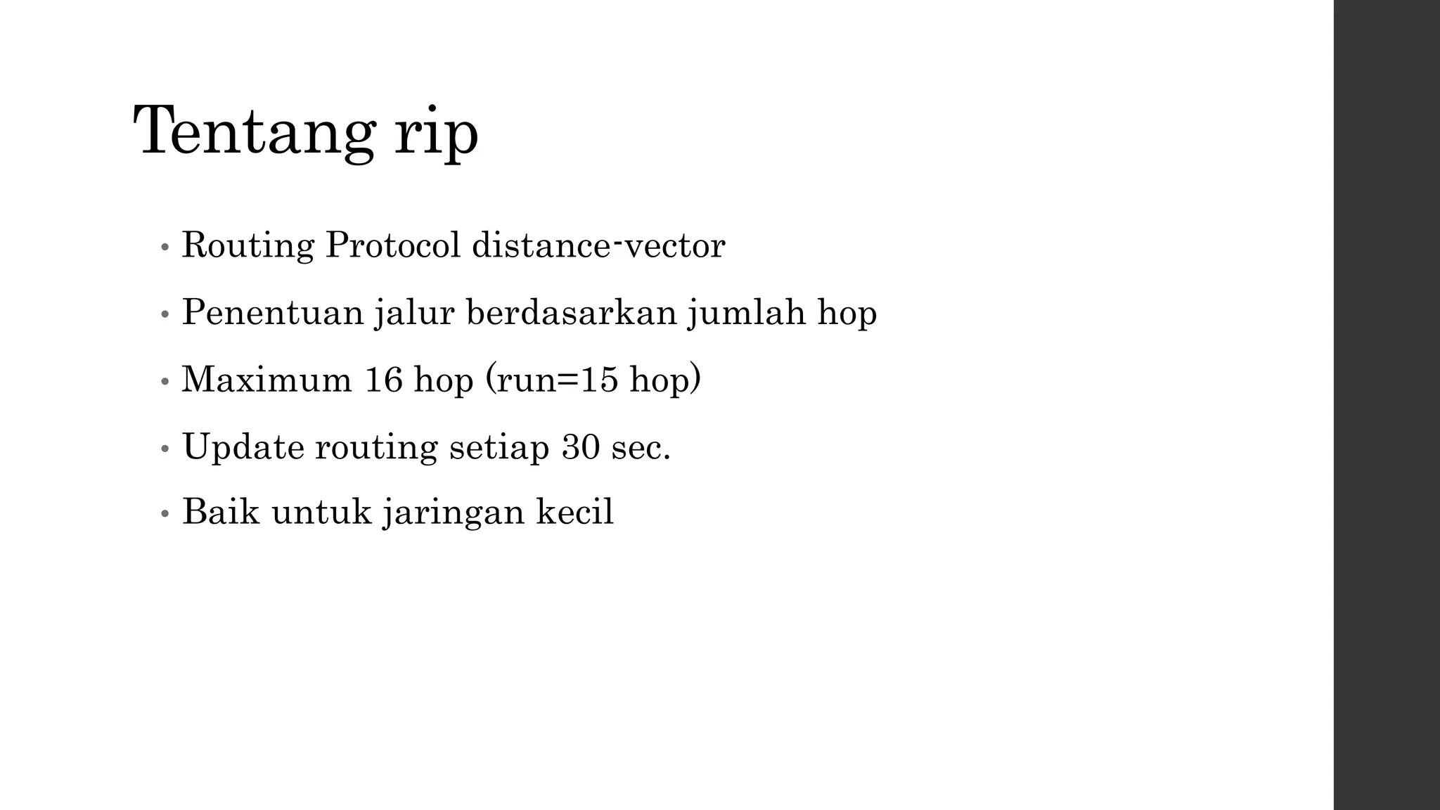 Routing Information Protocol | PPT
