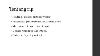 Routing Information Protocol | PPT