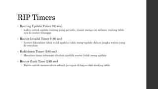 Routing Information Protocol | PPT