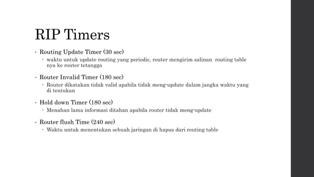 Routing Information Protocol Ppt