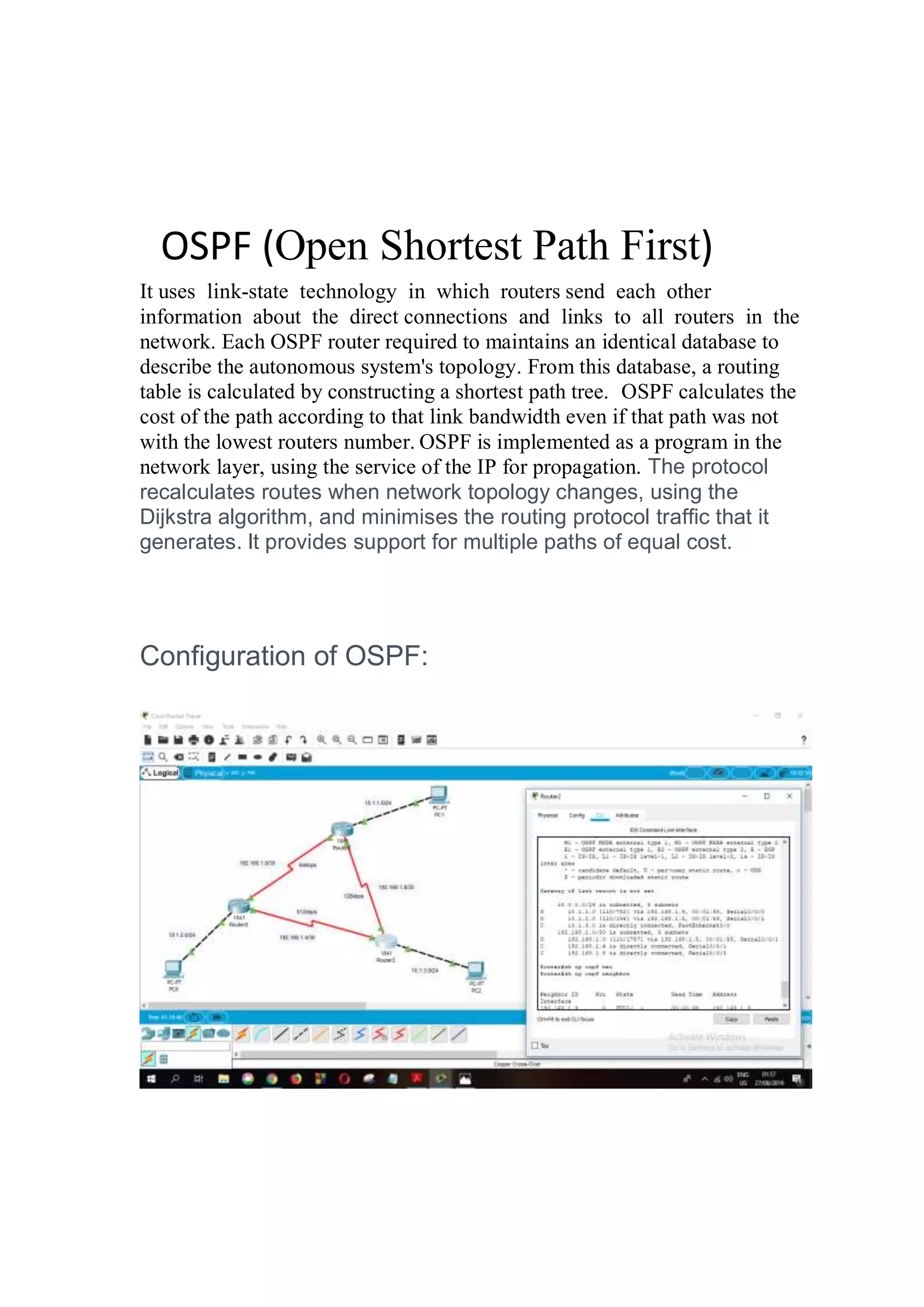 RIP and OSPF | PDF