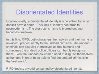 RIPD - Postmodern theory | PPT