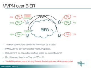 Bit Indexed Explicit Replication (BIER) | PDF