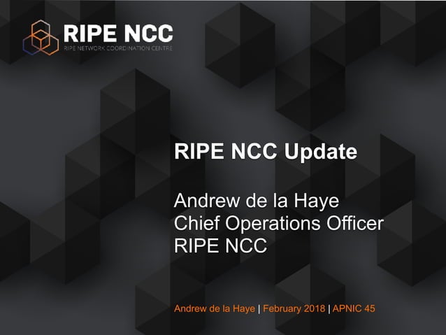 RIPE NCC Update | PPT