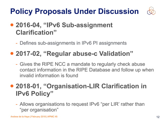 RIPE NCC Update | PPT