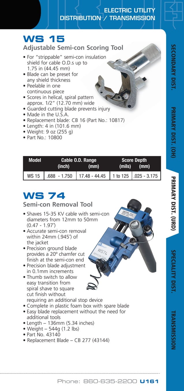 Ripley Utility Tool WS 15 Adjustable Semi-Con Scoring Tool | PDF