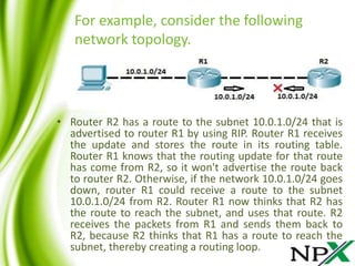 RIP Loop Prevention | PPTX