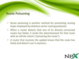 RIP Loop Prevention | PPTX