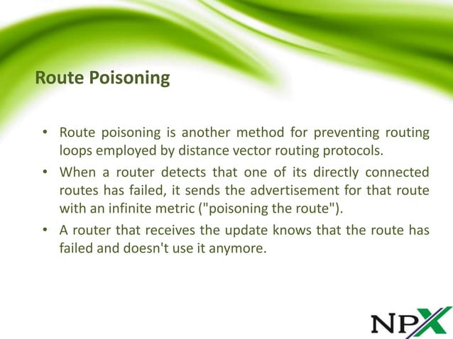 RIP Loop Prevention | PPT