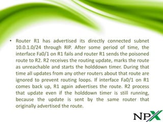 RIP Loop Prevention | PPTX