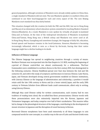 Chinese Language and it's importance | PDF