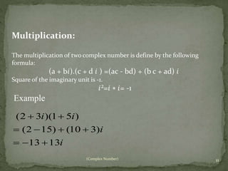 complex number | PPTX