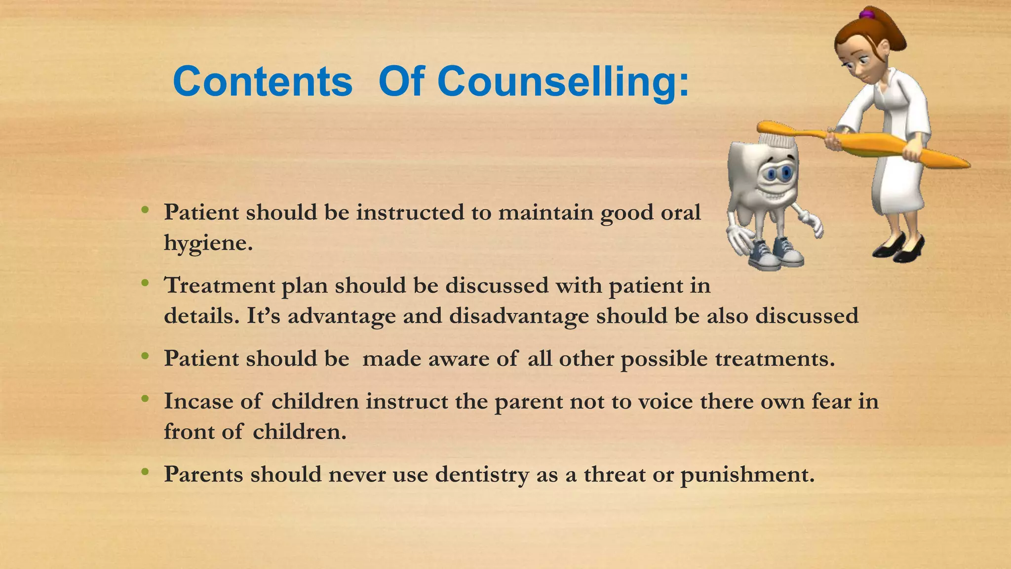 patient and parent counseling | PPTX