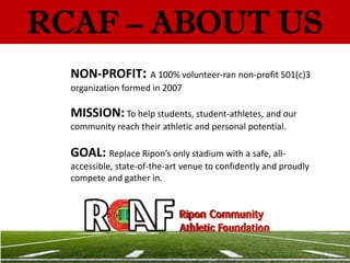 Ripon Stadium Project 06042012 | PPT