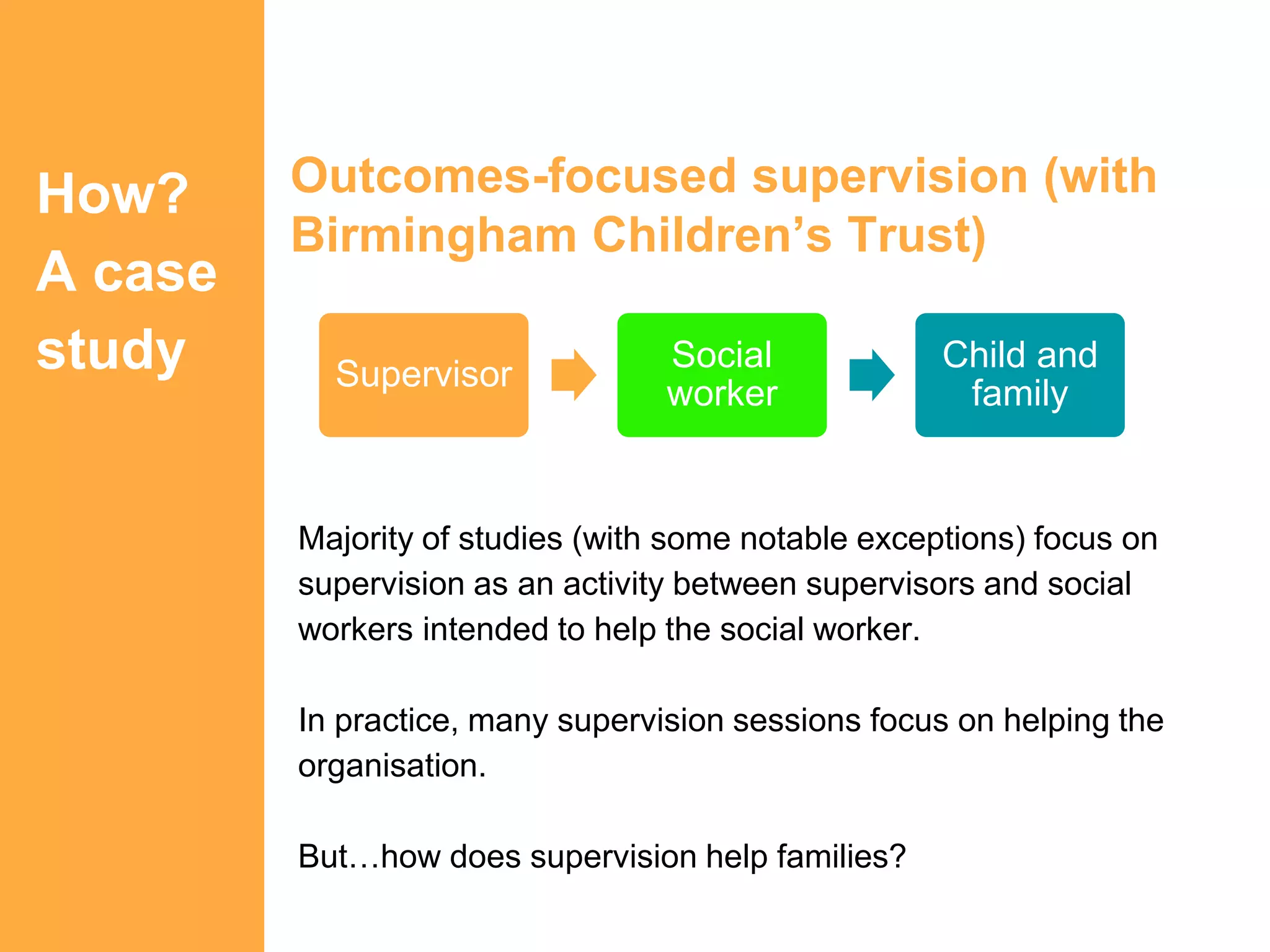 Building practice supervision in learning organisations: Partnership Conference | PPT