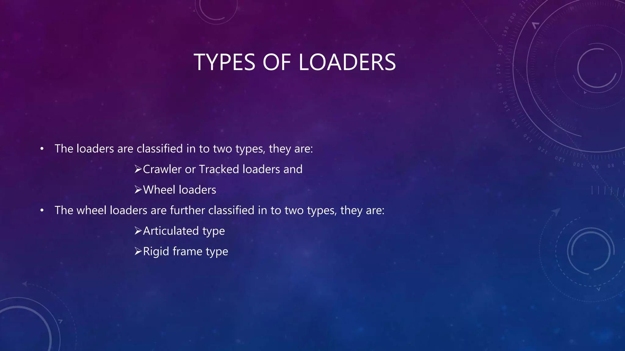 Rippers, loaders, trucks & hauling equipment | PPTX