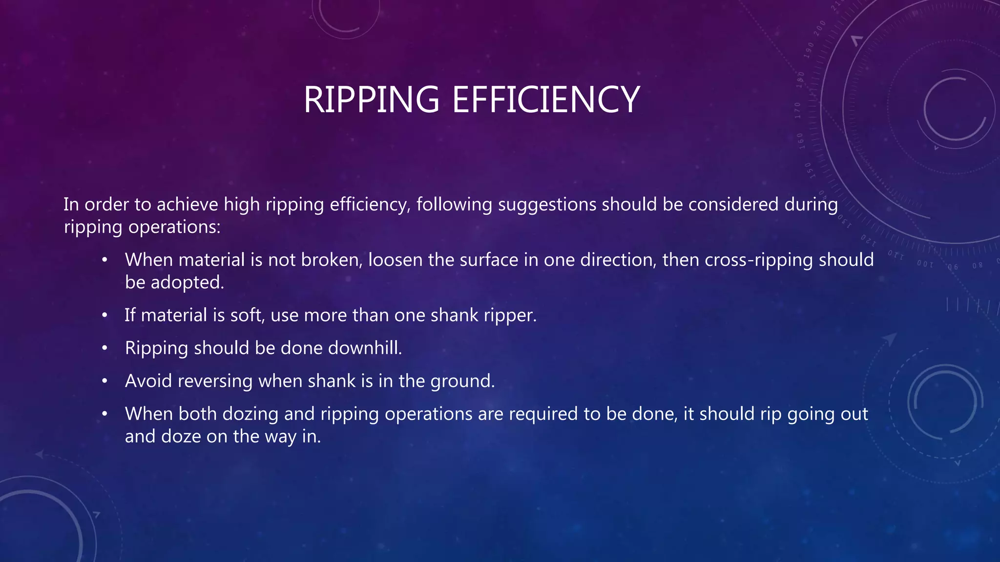 Rippers, loaders, trucks & hauling equipment | PPTX