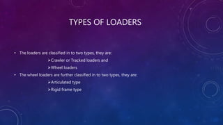Rippers, loaders, trucks & hauling equipment | PPTX