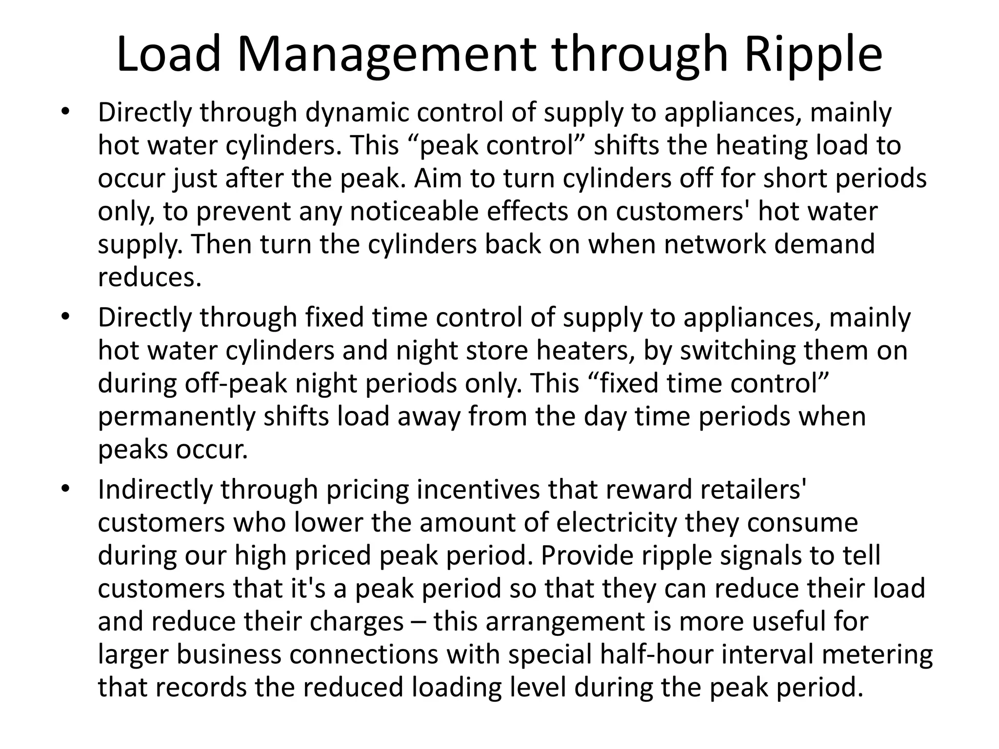 Ripple Control Receiver | PPTX | Business Utilities | Business