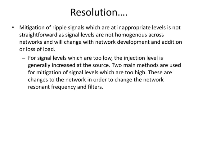 Ripple Control Receiver | PPTX | Business Utilities | Business