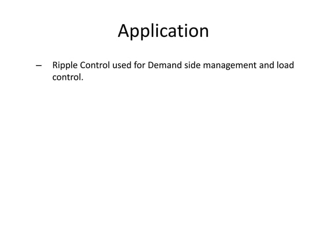 Ripple Control Receiver | PPTX | Business Utilities | Business