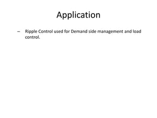 Ripple Control Receiver | PPT