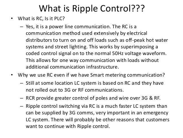Ripple Control Receiver