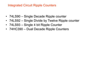 Ripple counter | PDF