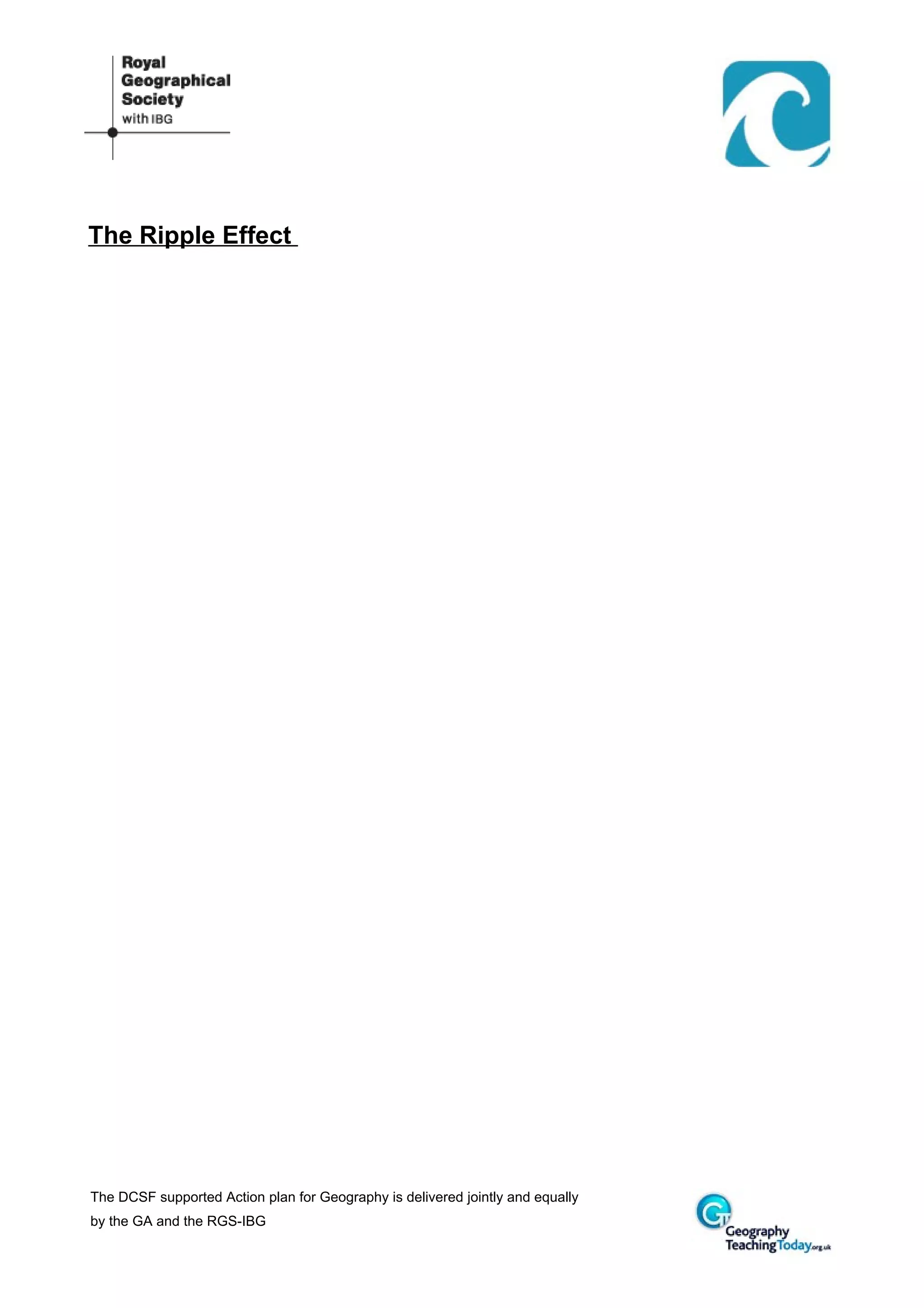 Ripple Effect Diagram Plenary | DOC