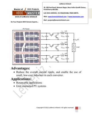 Ripple minimization through harmonic elimination in asymmetric ...