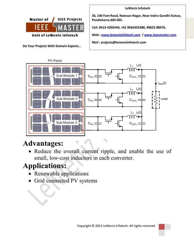 Ripple minimization through harmonic elimination in asymmetric interleaved multiphase dc dc ...