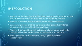 Ripple – Payment Protocol | PPT