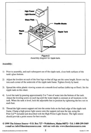 Ripple tank apparatus | PDF