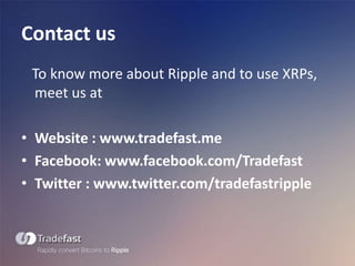 An Introduction to Ripple XRP | PPTX