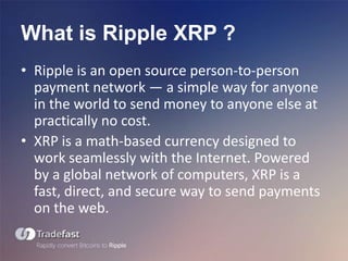 An Introduction to Ripple XRP | PPTX