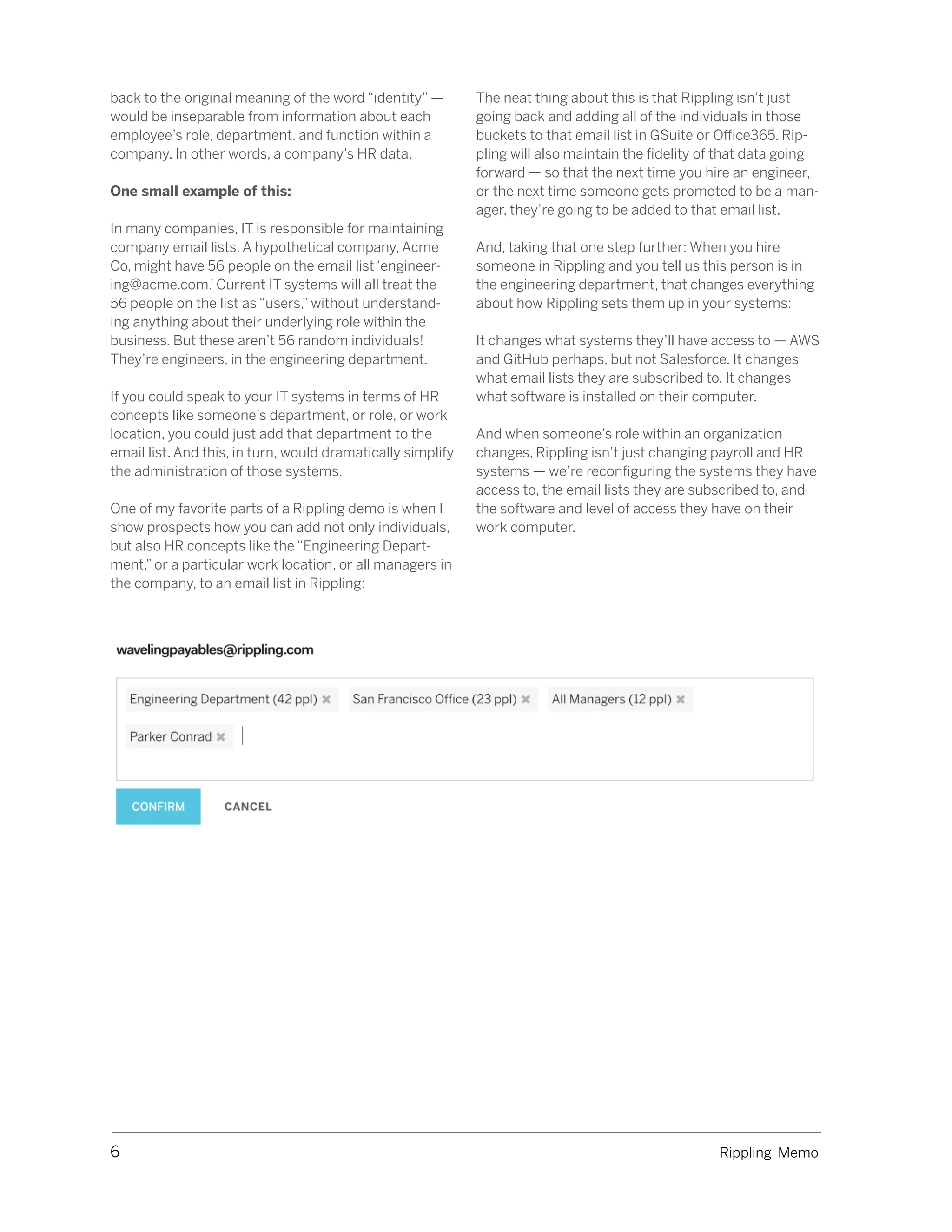 Rippling Pitch Deck & Investor Memo | PDF