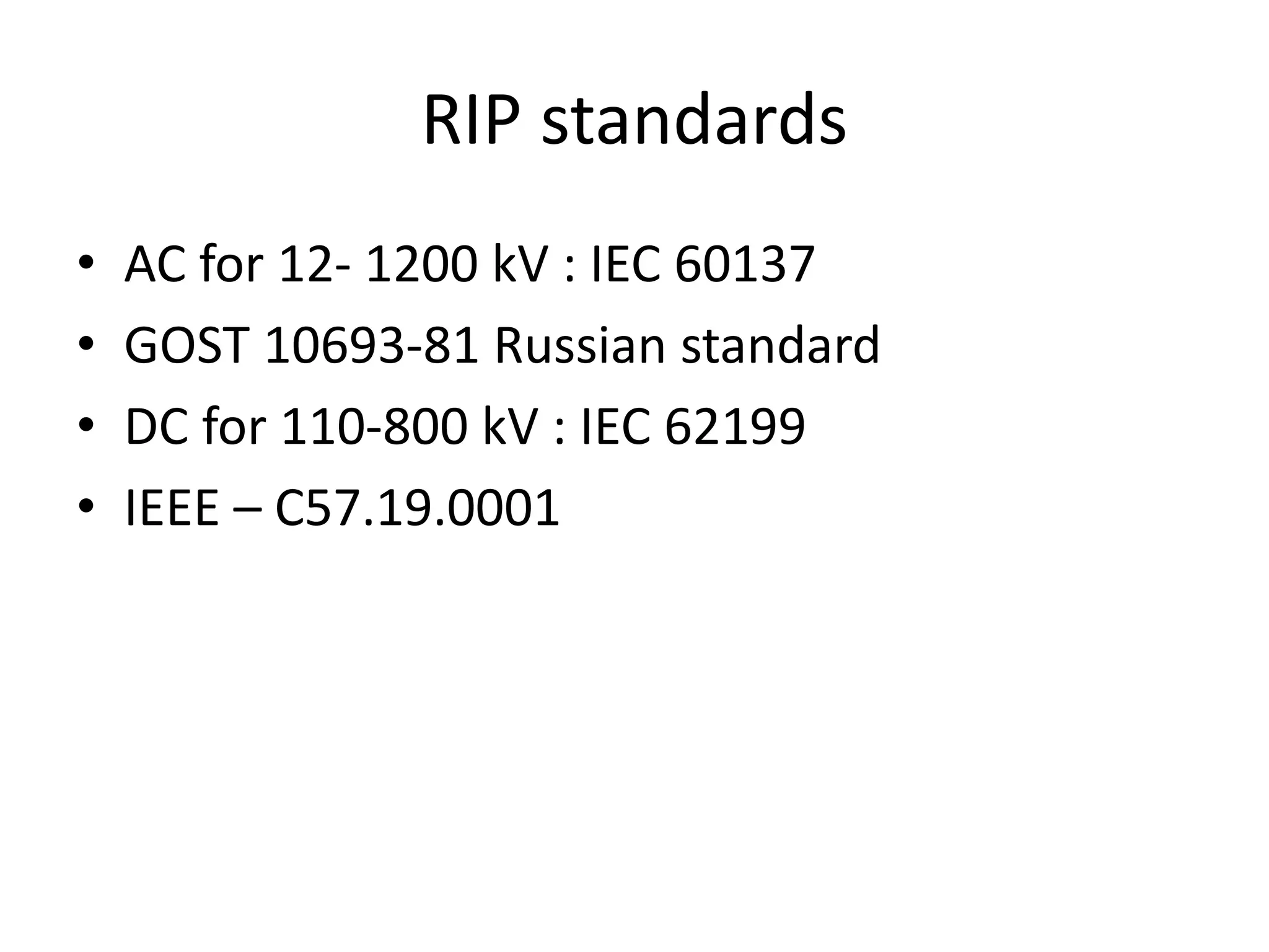 RIP BUSHINGS Presentation | PPT