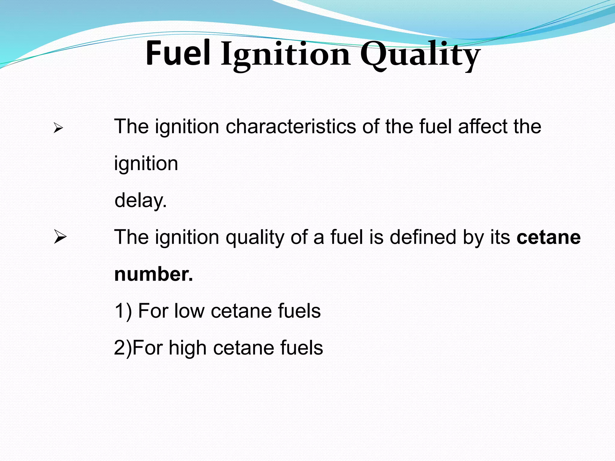Fuels, Octane number & Cetane number | PPTX