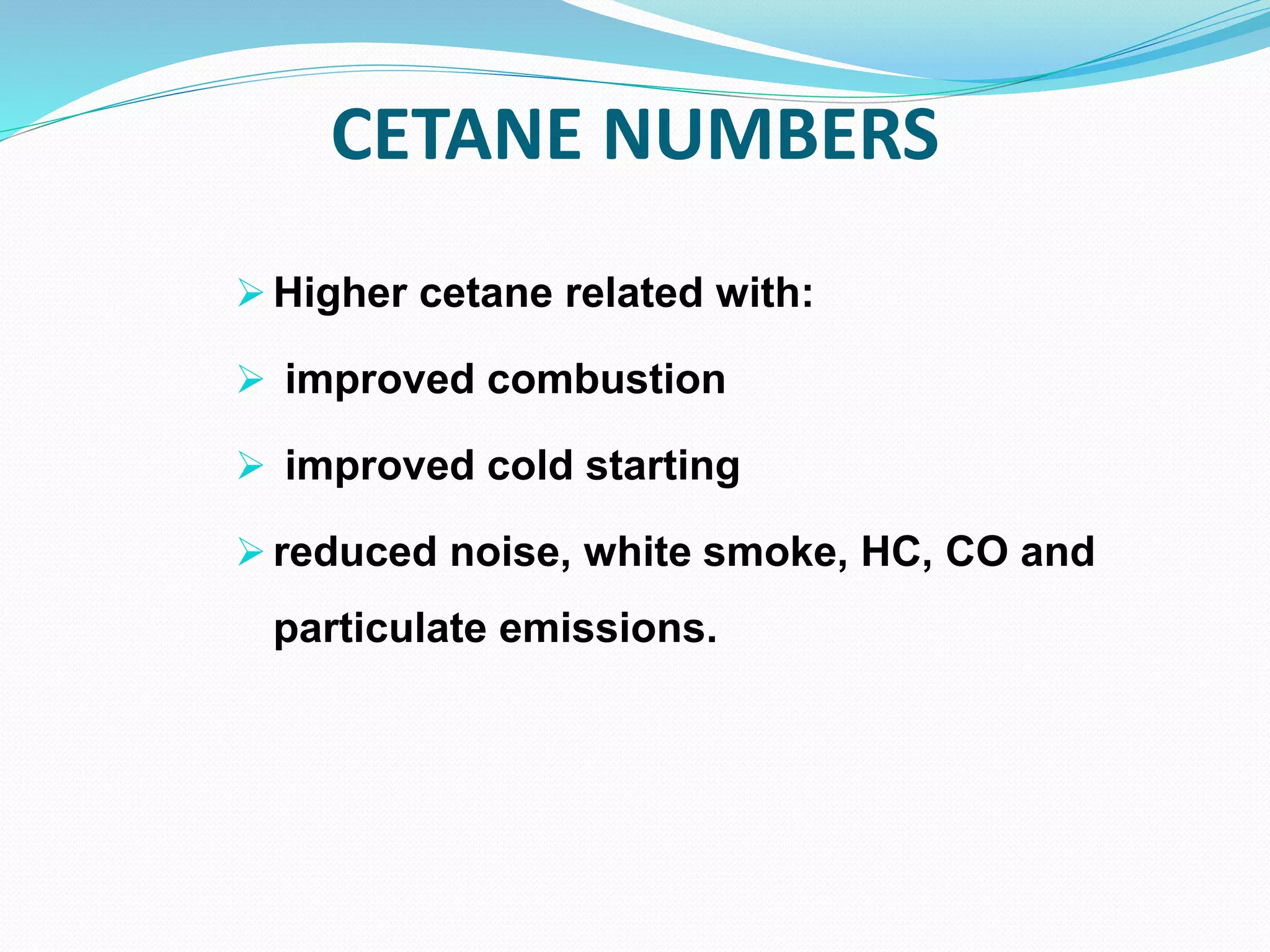 Fuels, Octane number & Cetane number | PPTX