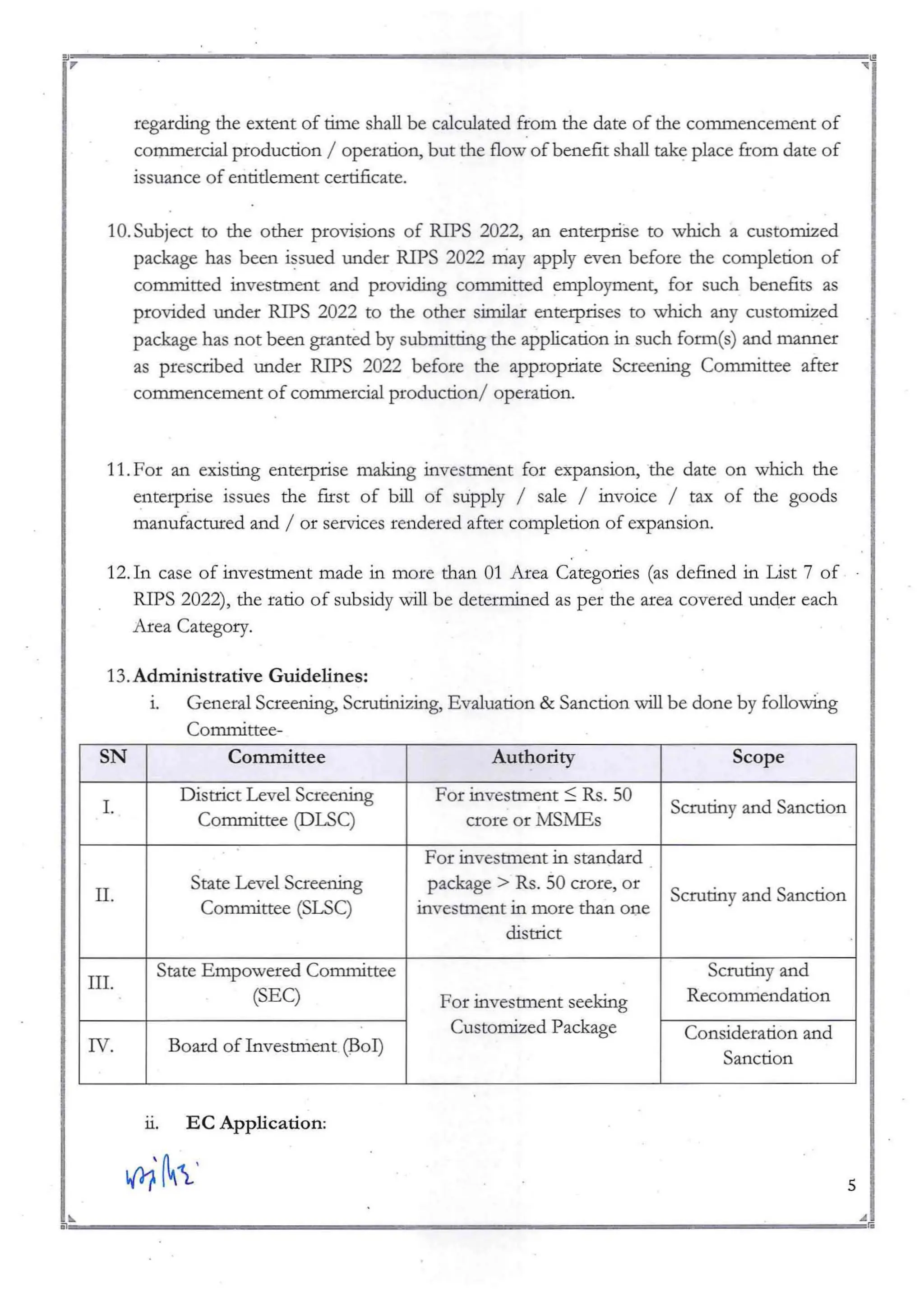 Rajasthan Investment Promotion Scheme 2022 (RIPS-2022) - Simplified ...