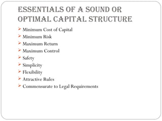 Capital Structure Theories | PPT