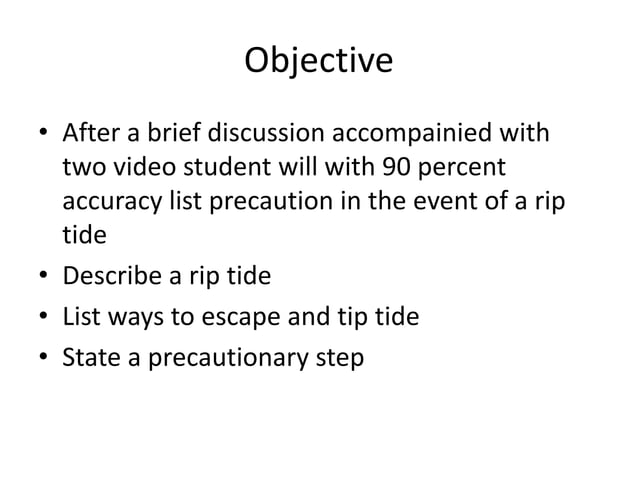 Rip Tides (C. Johnson) | PPTX | Beach Travel | Travel Type