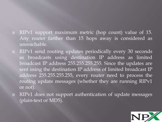 #RIPv1 vs #RIPv2 | PPTX