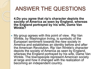 Rip Van Winkle II - American Literature | PPTX