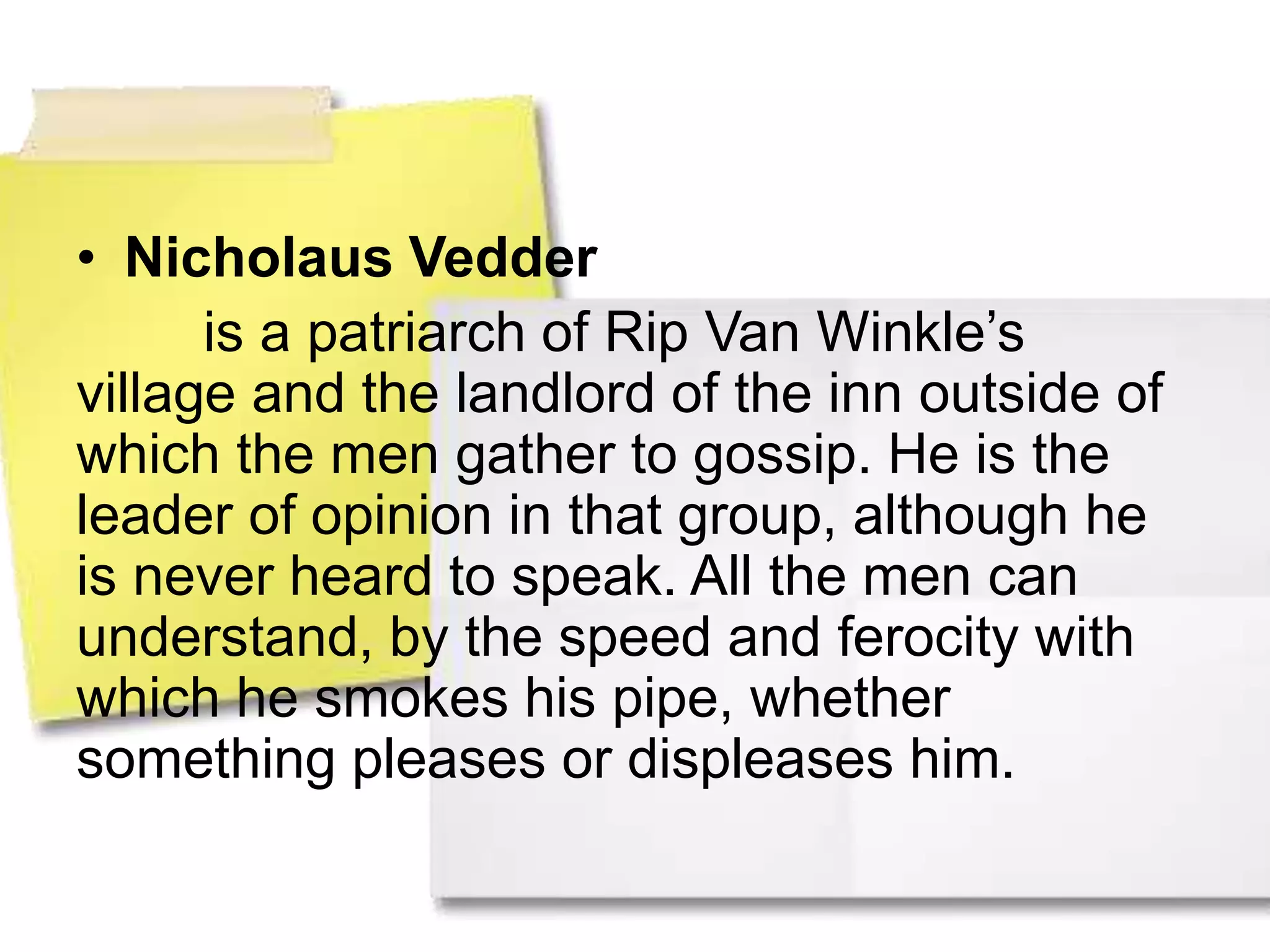 Rip van winkle | PPTX