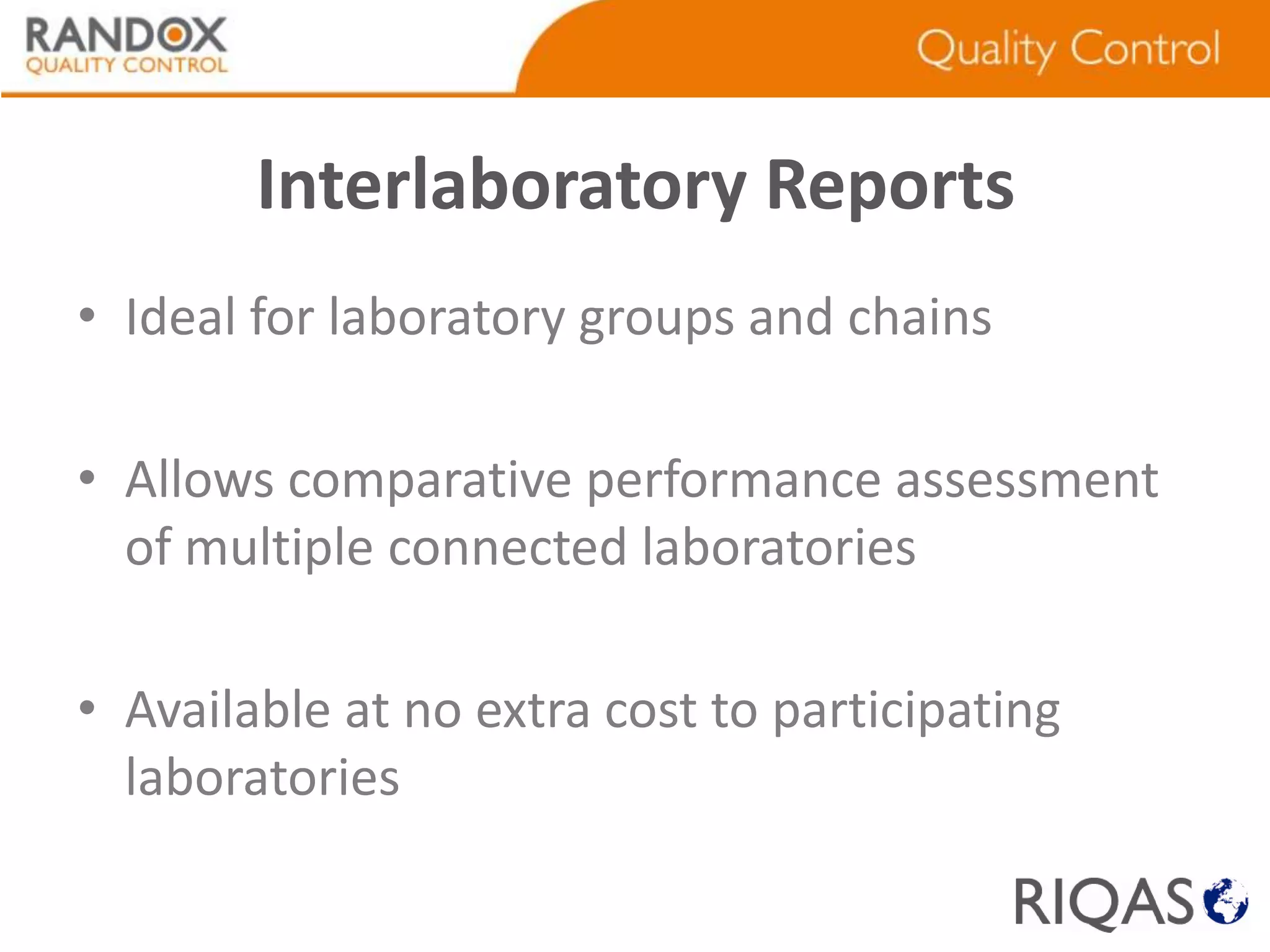 RIQAS External Quality Assessment for Medical Laboratories | PPTX