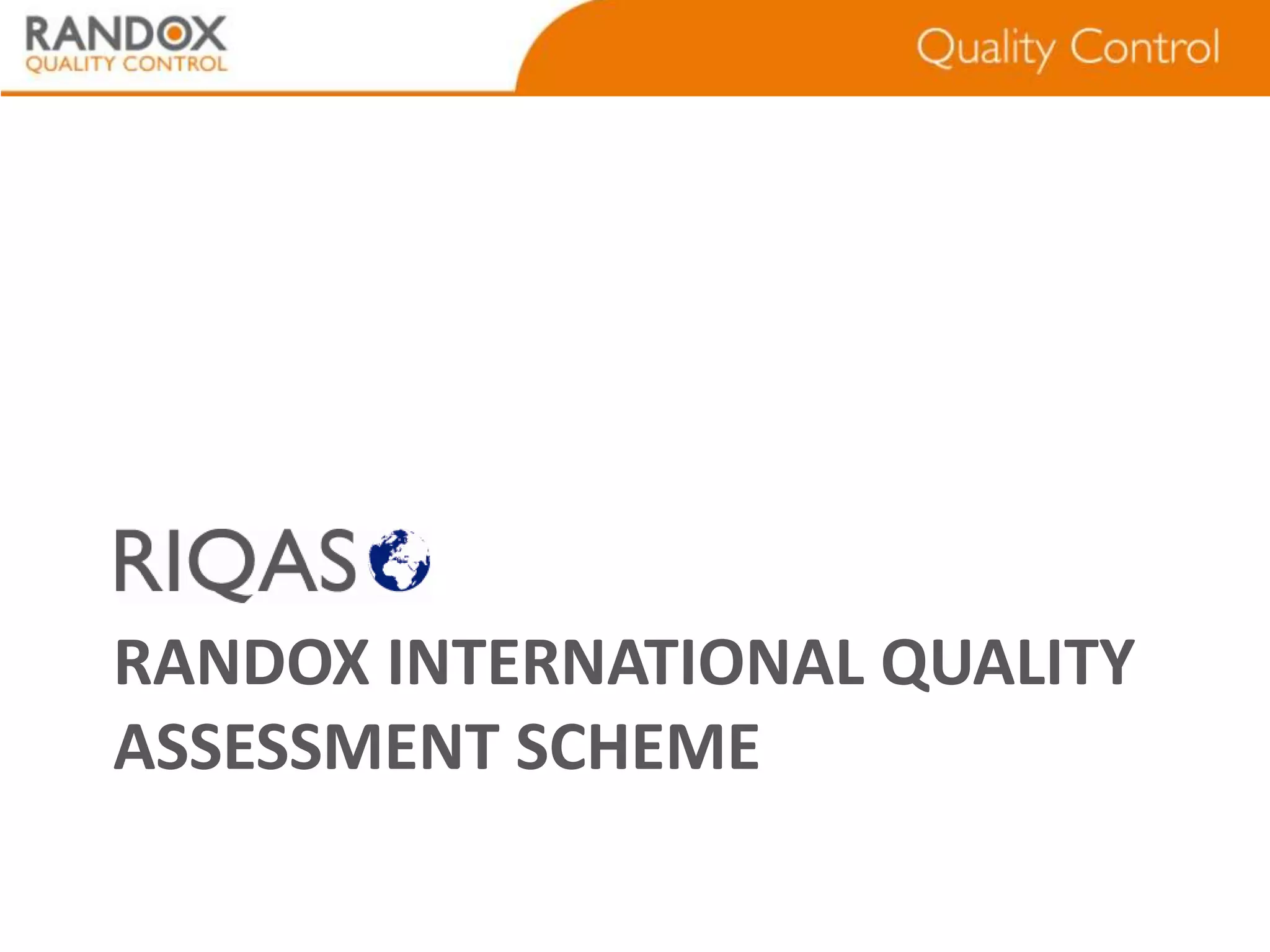 RIQAS External Quality Assessment for Medical Laboratories | PPTX