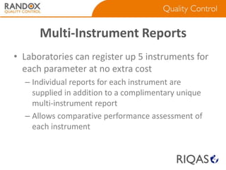 RIQAS External Quality Assessment for Medical Laboratories | PPTX