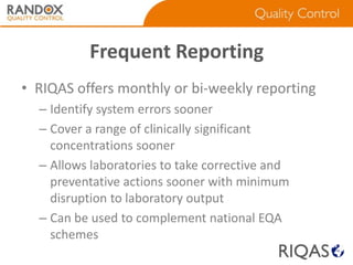 RIQAS External Quality Assessment for Medical Laboratories | PPTX